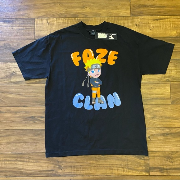 Faze Clan | Shirts | Faze Clan Naruto Tshirt Sz L Mens | Poshmark